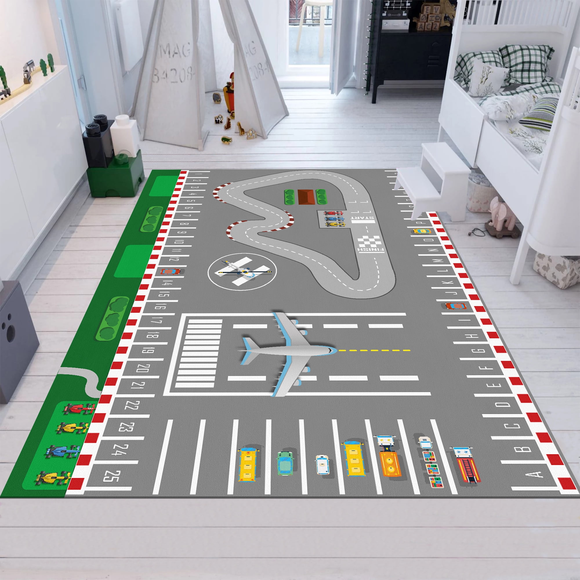 Dreammotif Activities Rug, Nursery Rug, Kids Rug, Minimalist Rug ...