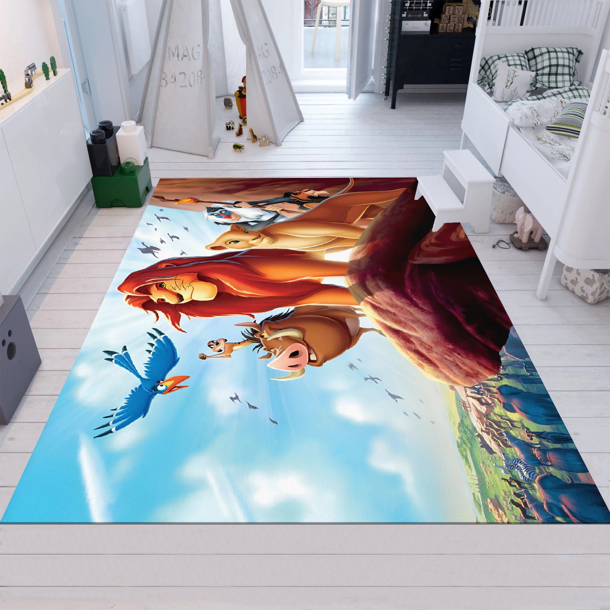 Dreammotif Cartoon The Lion King Inspired Carpet Anime Rug Non-Slip ...