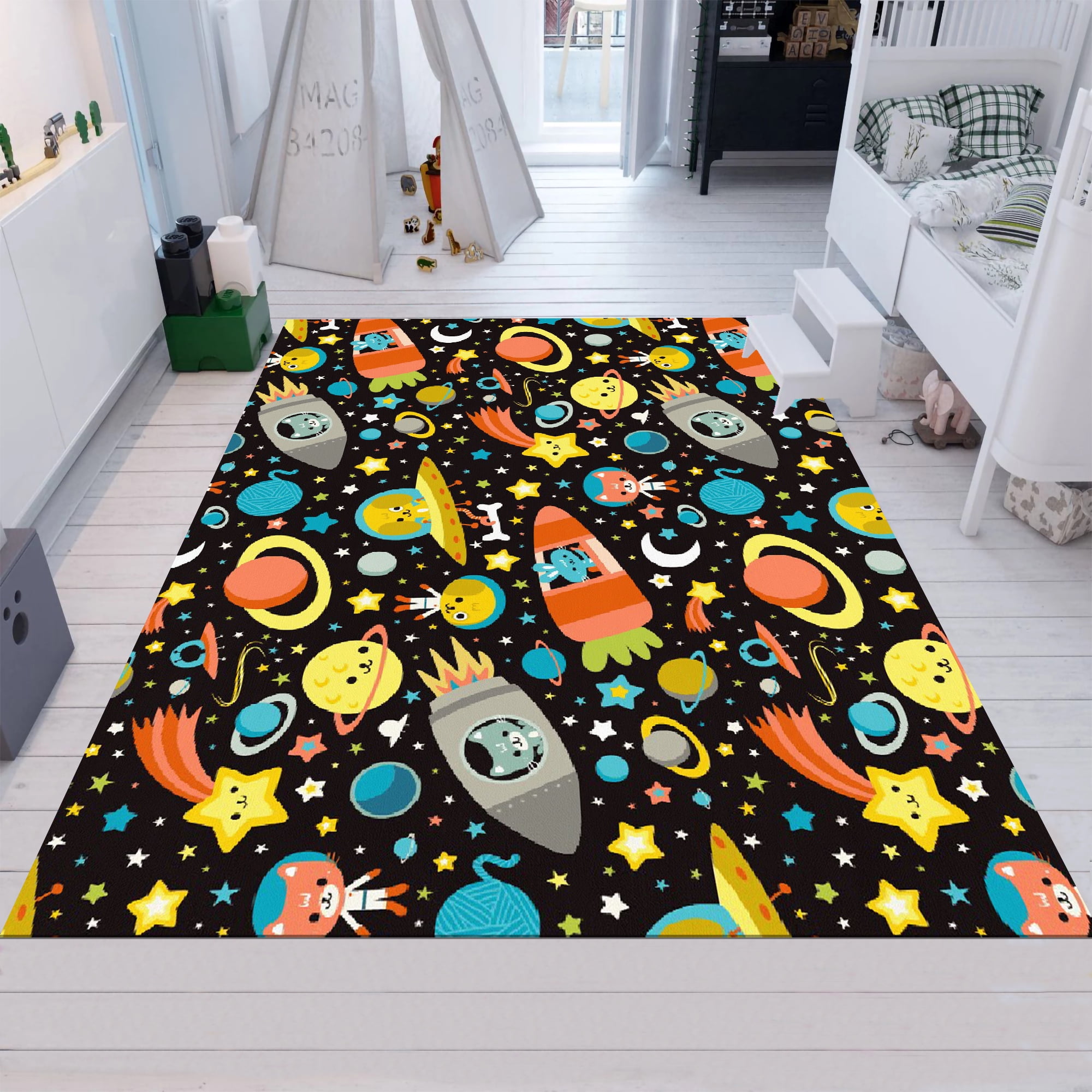 Dreammotif Galaxy Kids Room Carpet - High Quality, Soft and Durable ...