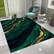 Green Marble Look Rug, Marble Rug, Green and White Marble look Rug 3x5 ...