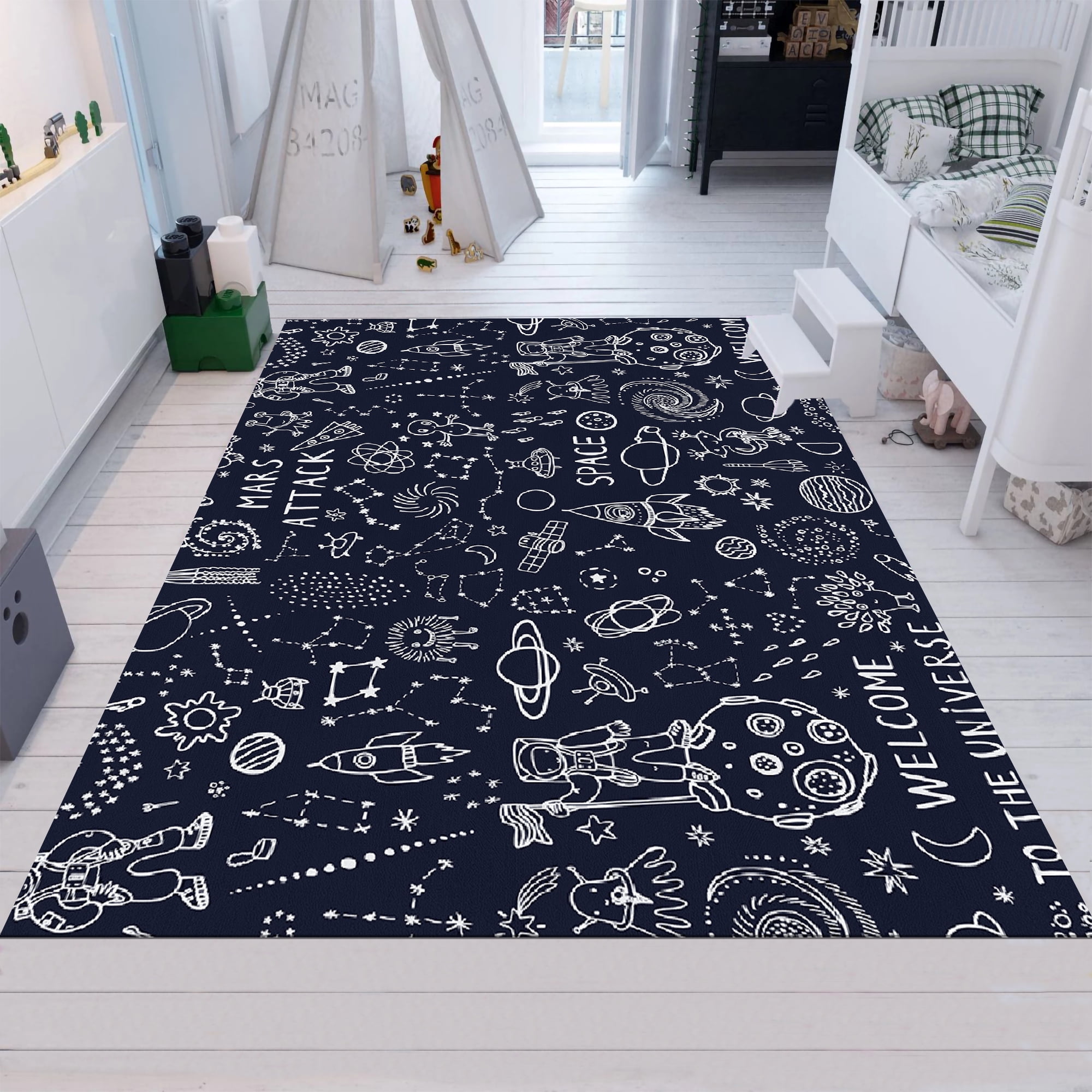 Dreammotif Kids Rug Floor Mat Soft Area Rug Playmat Boy Girl Baby ...