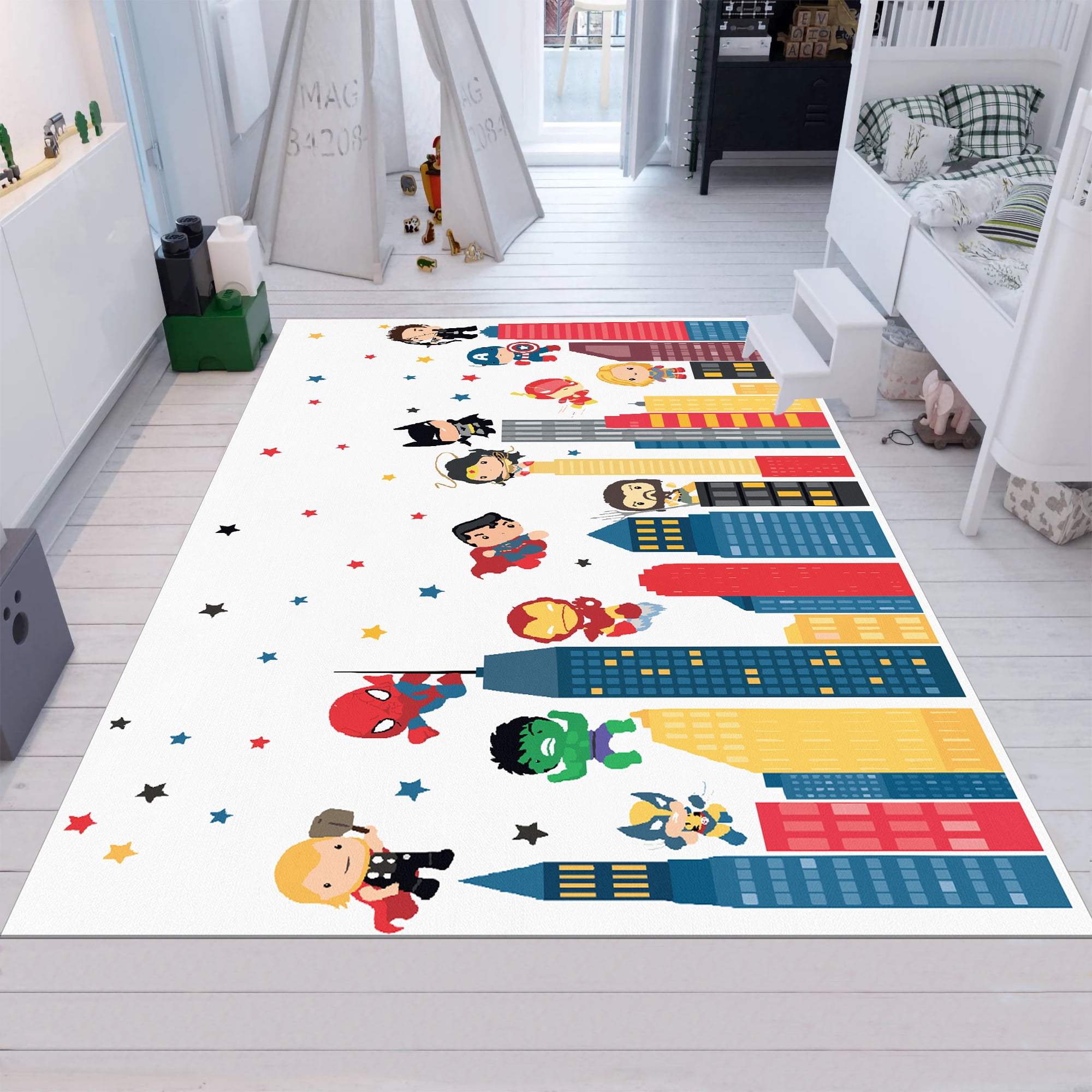 Dreammotif Marvel Characters Rug, Marvel Rug, Avengers Rug, Cute Rug ...