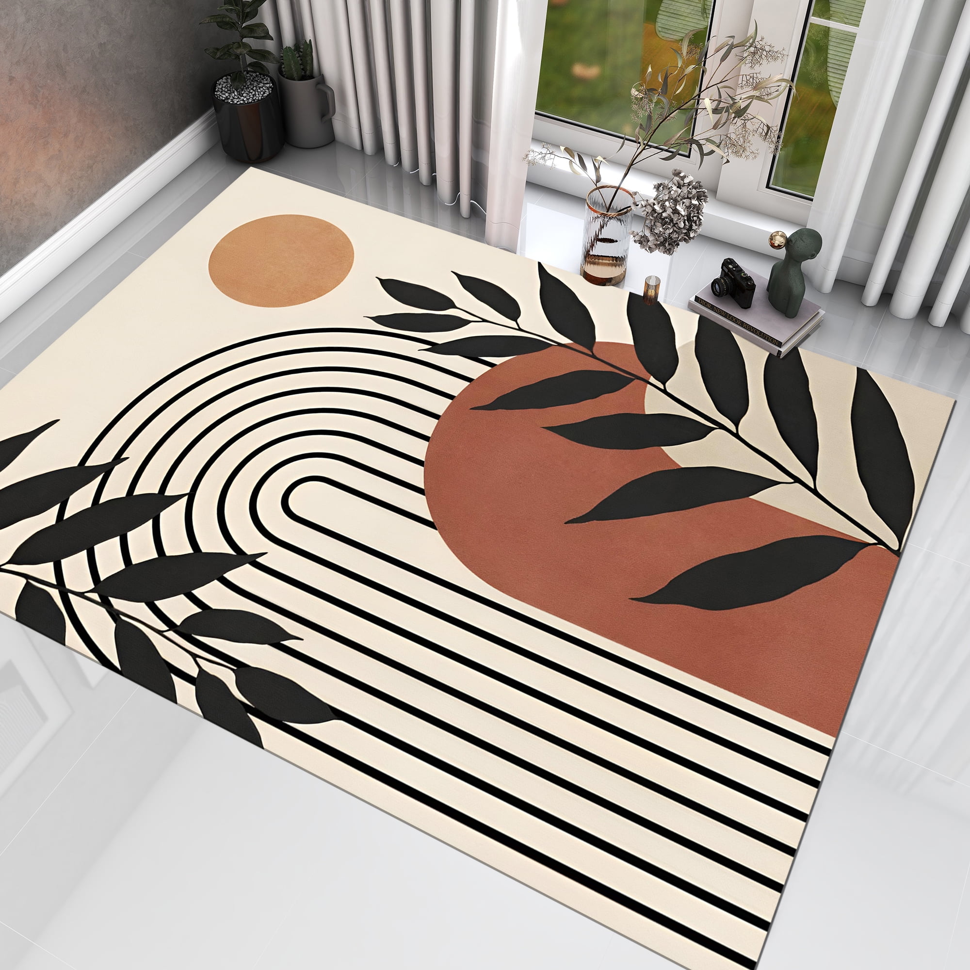 Dreammotif Modern Color Abstract Modern Area Rug for Living Room and ...