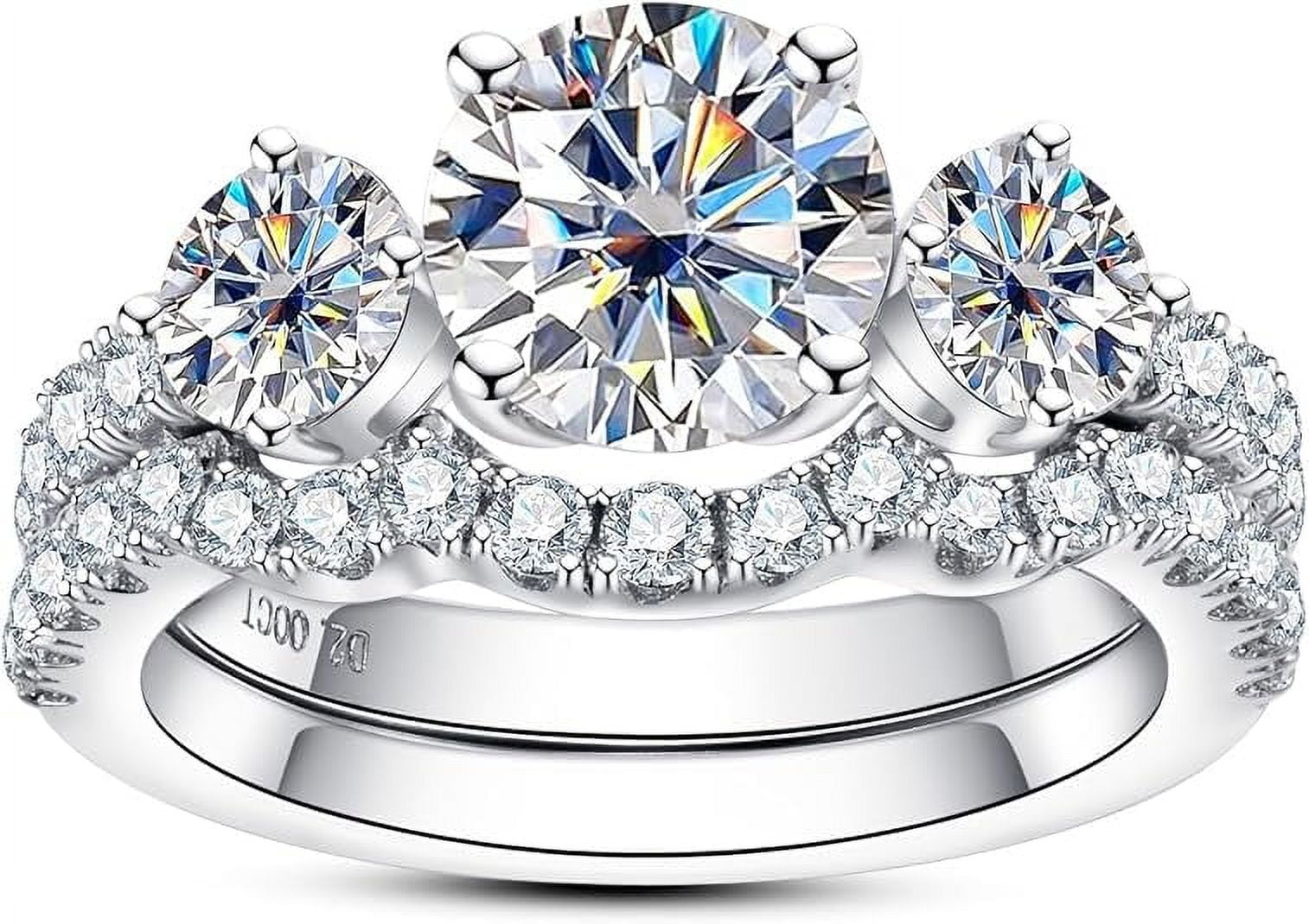 Dreamofdazzles Jewels 925 Sterling Silver 2.72 Ct Round Cut White ...