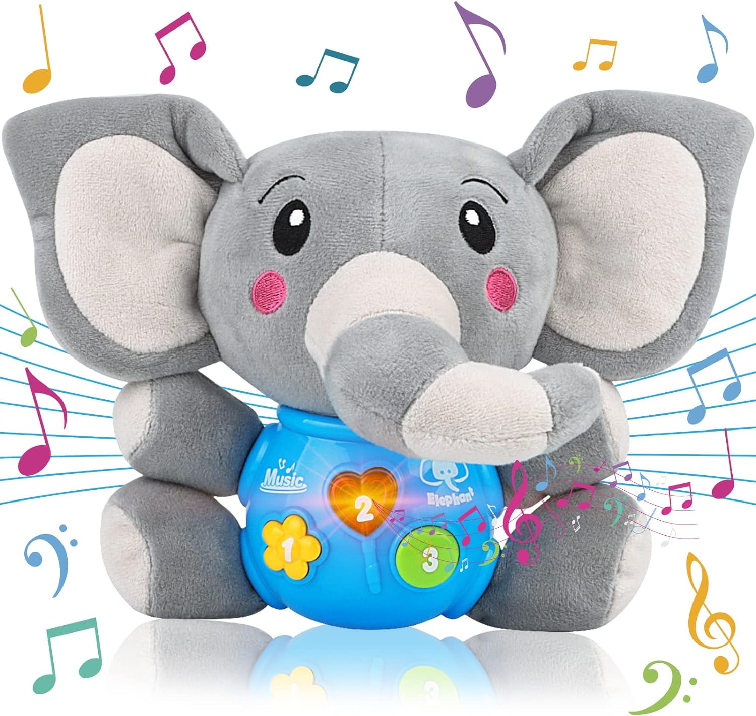Light Up Elephant Toy