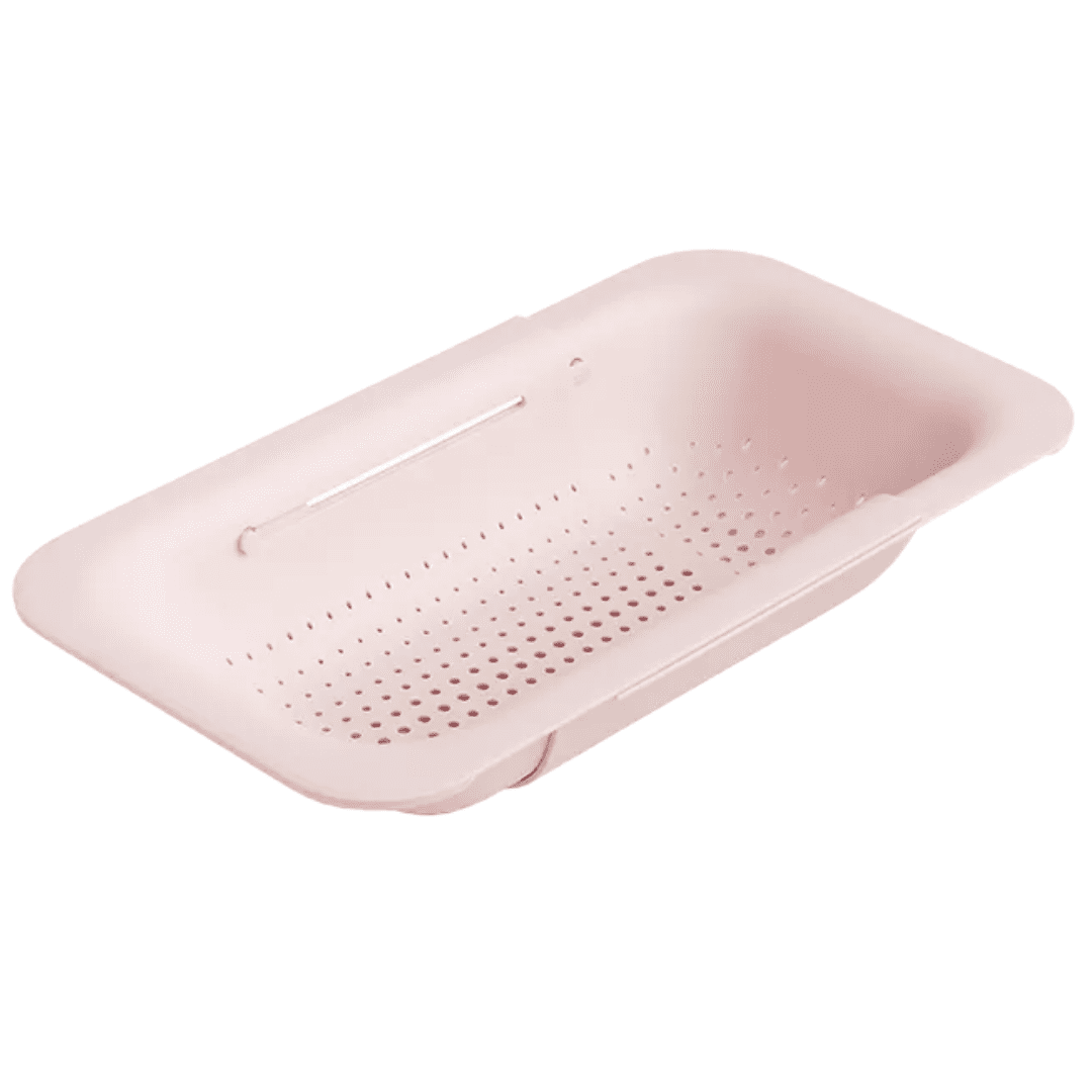 Dreamroo Adjustable Over-the-Sink Colander, Multi-Purpose Plastic ...