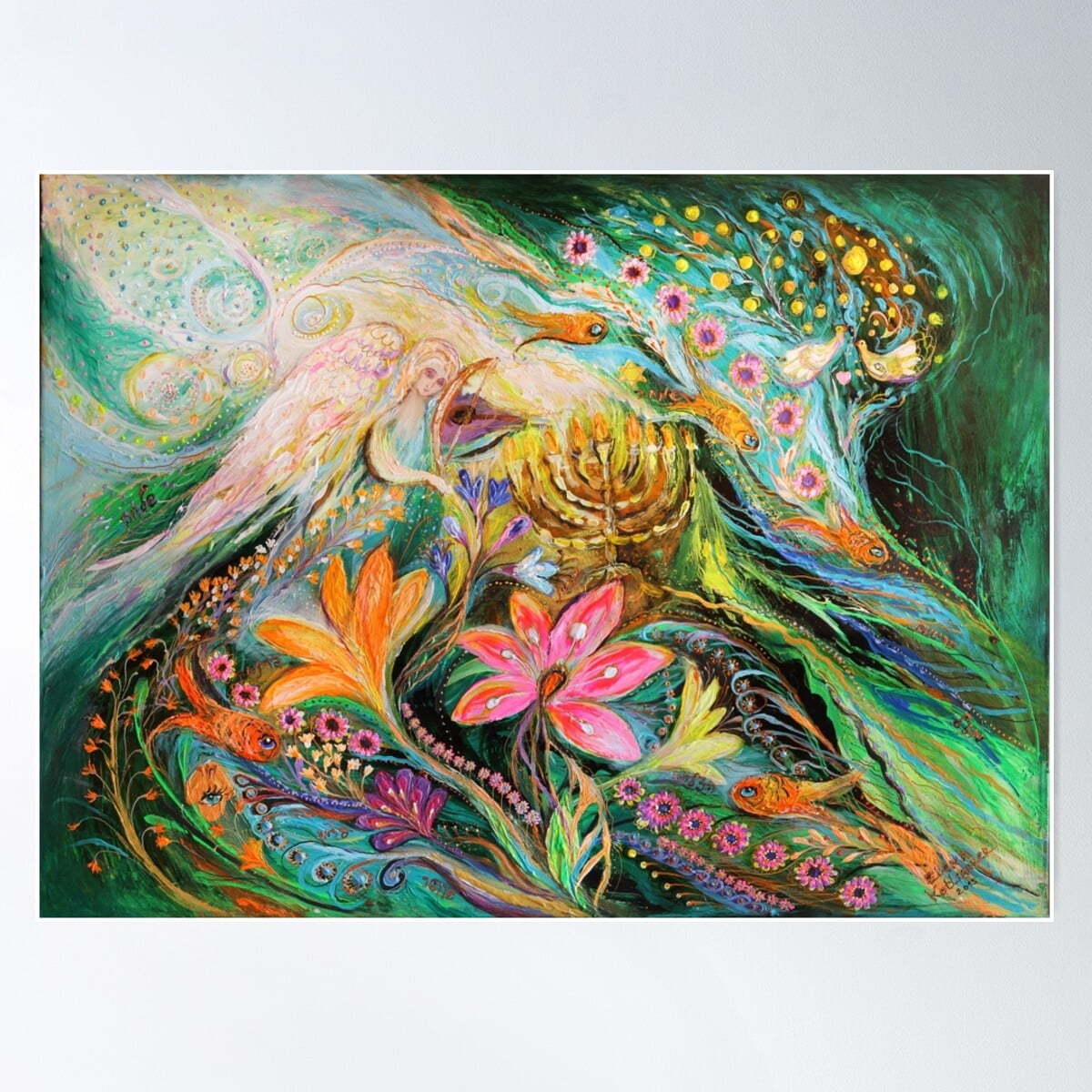 Dreams About Chagall. The Sky Violin Poster Wall Art, Modern Wall Decor ...