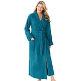 Dreams & Co. Plus Size Long Terry Robe - Walmart.com