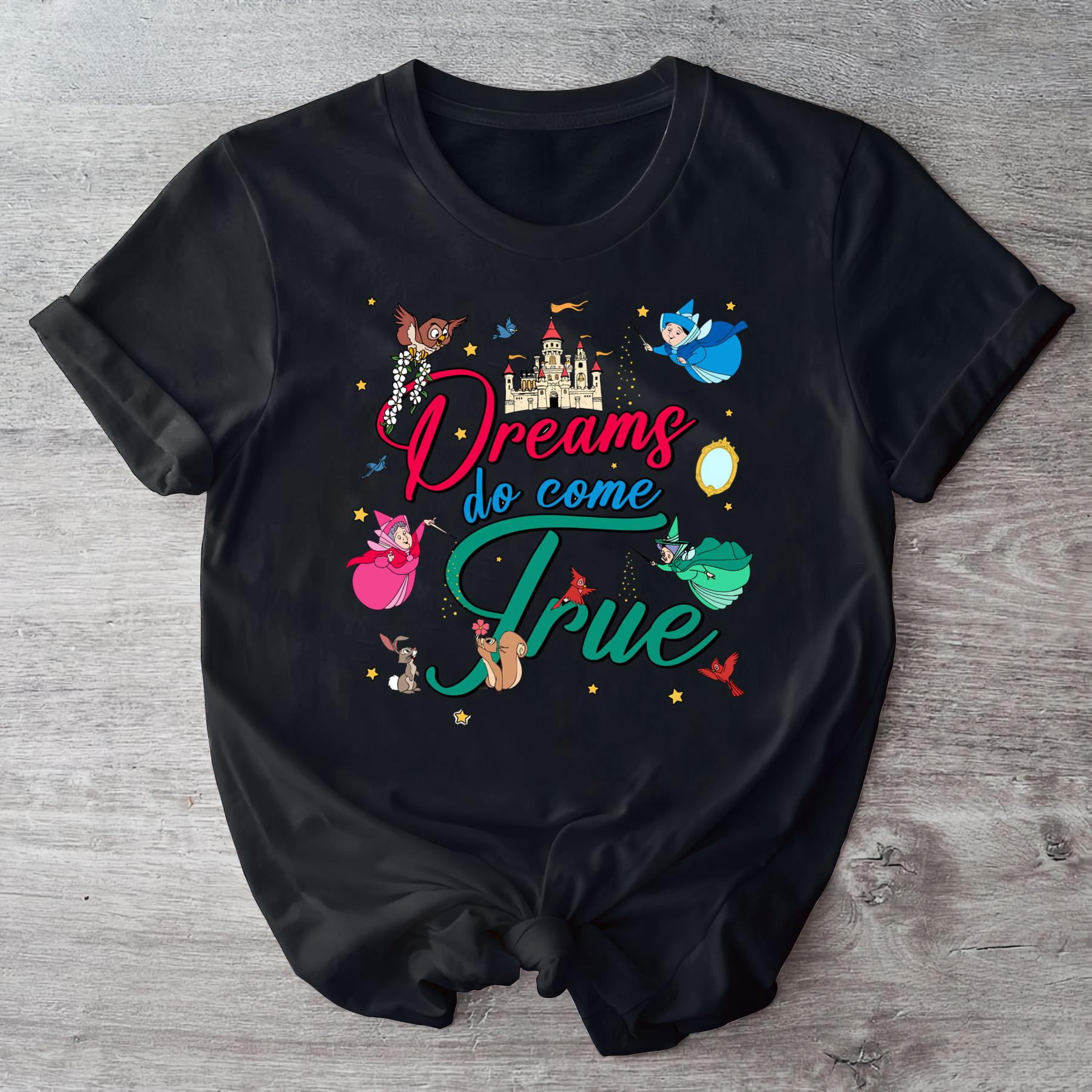 Dreams Come True Princess Shirt, Good Fairies Trio Shirt, Family ...