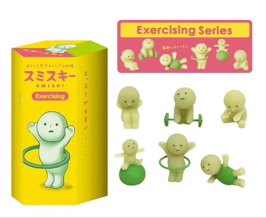 Dreams Glow in The Dark Mini Figure, Smiski Exercising Series, Random ...
