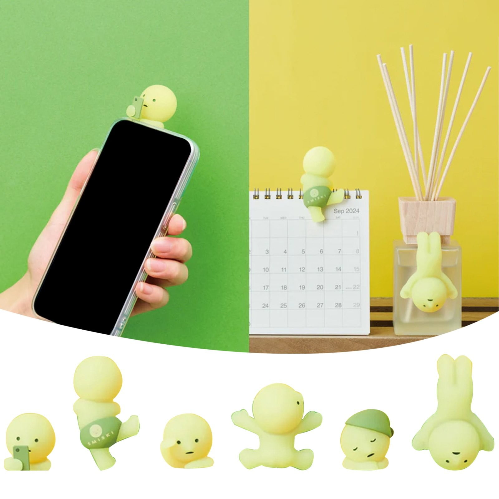 Dreams Smiski Glow in The Dark Figure, Smiski Cheer Series, Random ...