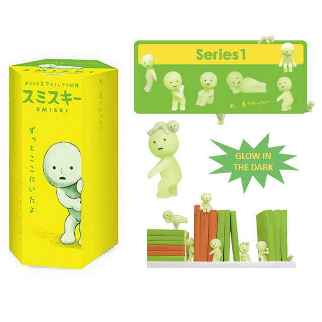 Dreams Smiski Glow in The Dark Mini Figure, Smiski Series 1, 1 Random ...