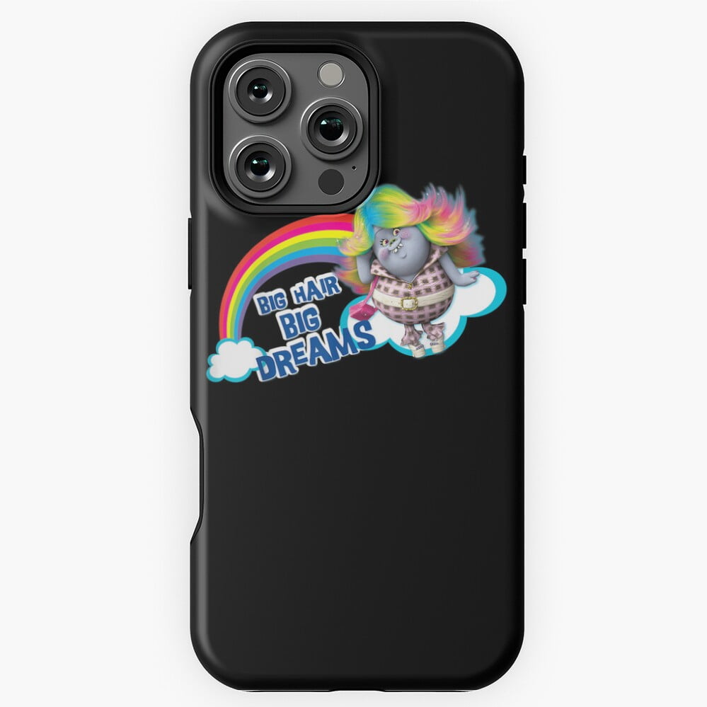 Dreams Trolls Movie Inspirational Quote Phone Case for iPhone 16 15 14 ...