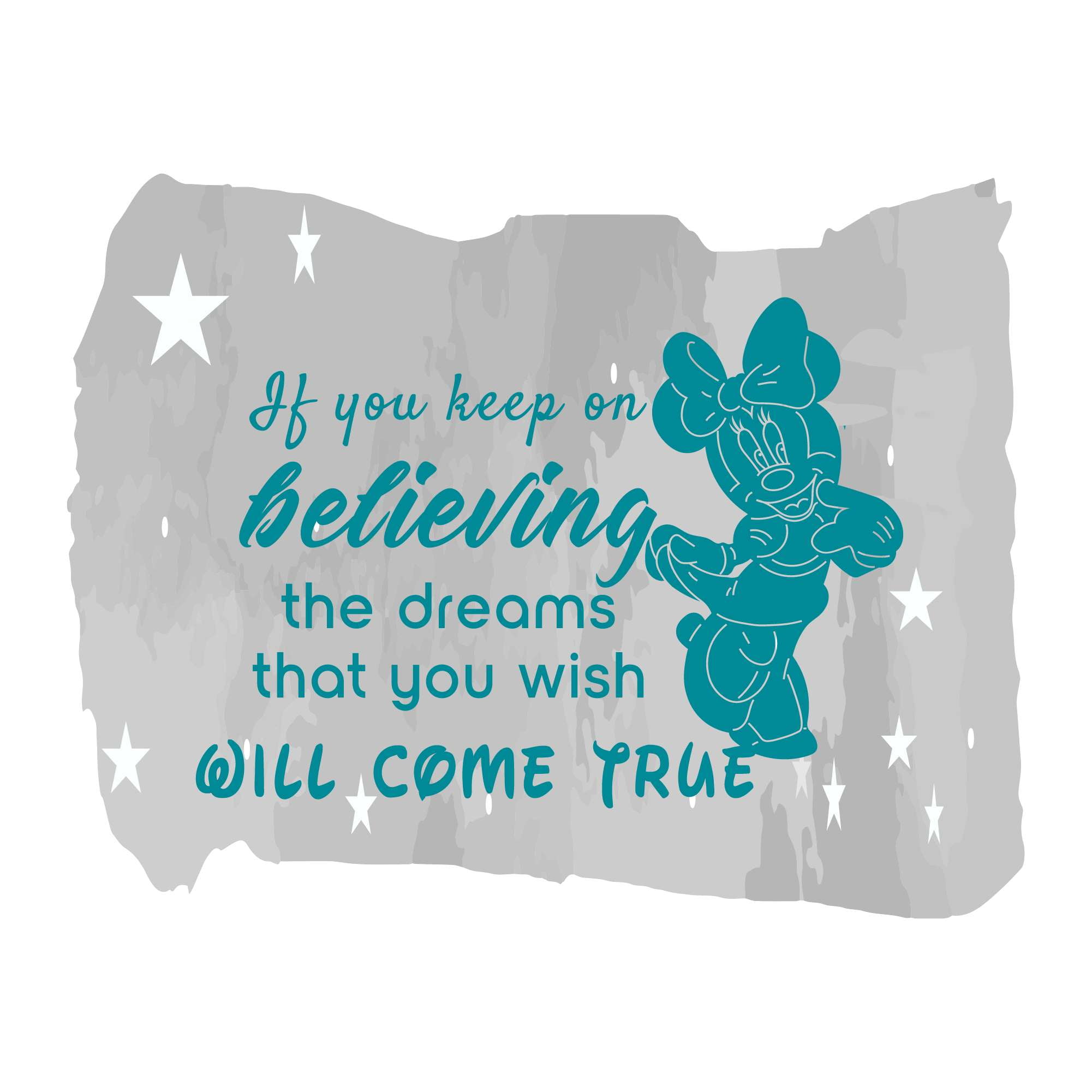 Dreams That You Wish Come True Keep On Believing Inspiring Quote Wall ...