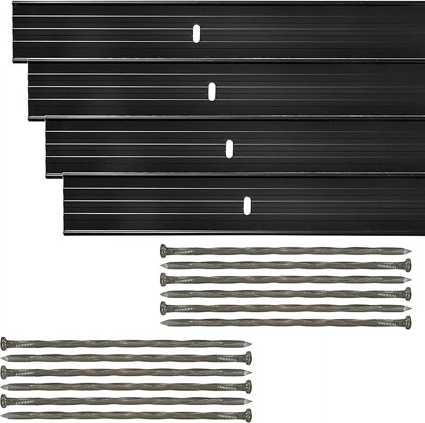 Dreamscape E-Z Edge Aluminum Landscape Edging - 12 Strips, 6ft Each ...
