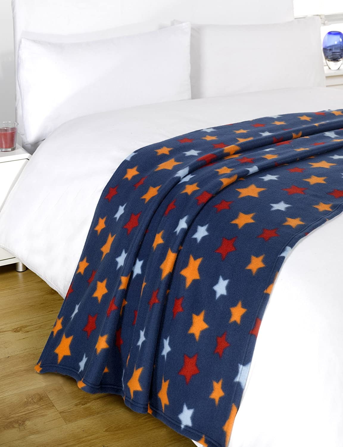 Dreamscene Decorative Toddler Blanket Star, Fleece Throw Blanket Super ...