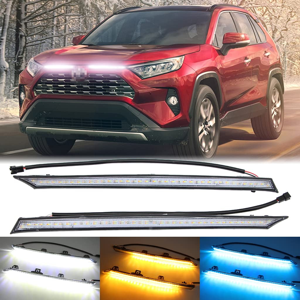 Dreamseek 3 Color LED CM31 DRL Daytime Running Light for Toyota RAV4 ...