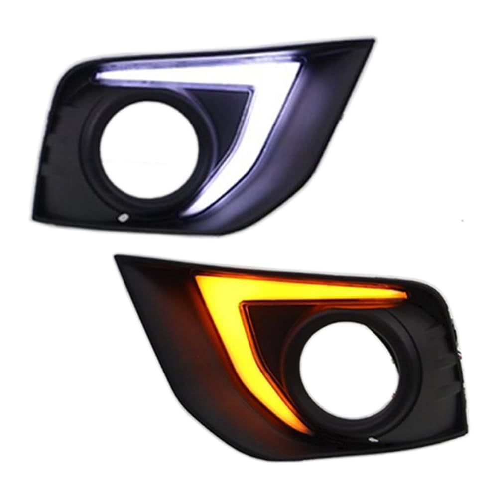 Dreamseek LED DRL Fog Light Bezel for Mitsubishi ASX/Outlander Sport ...