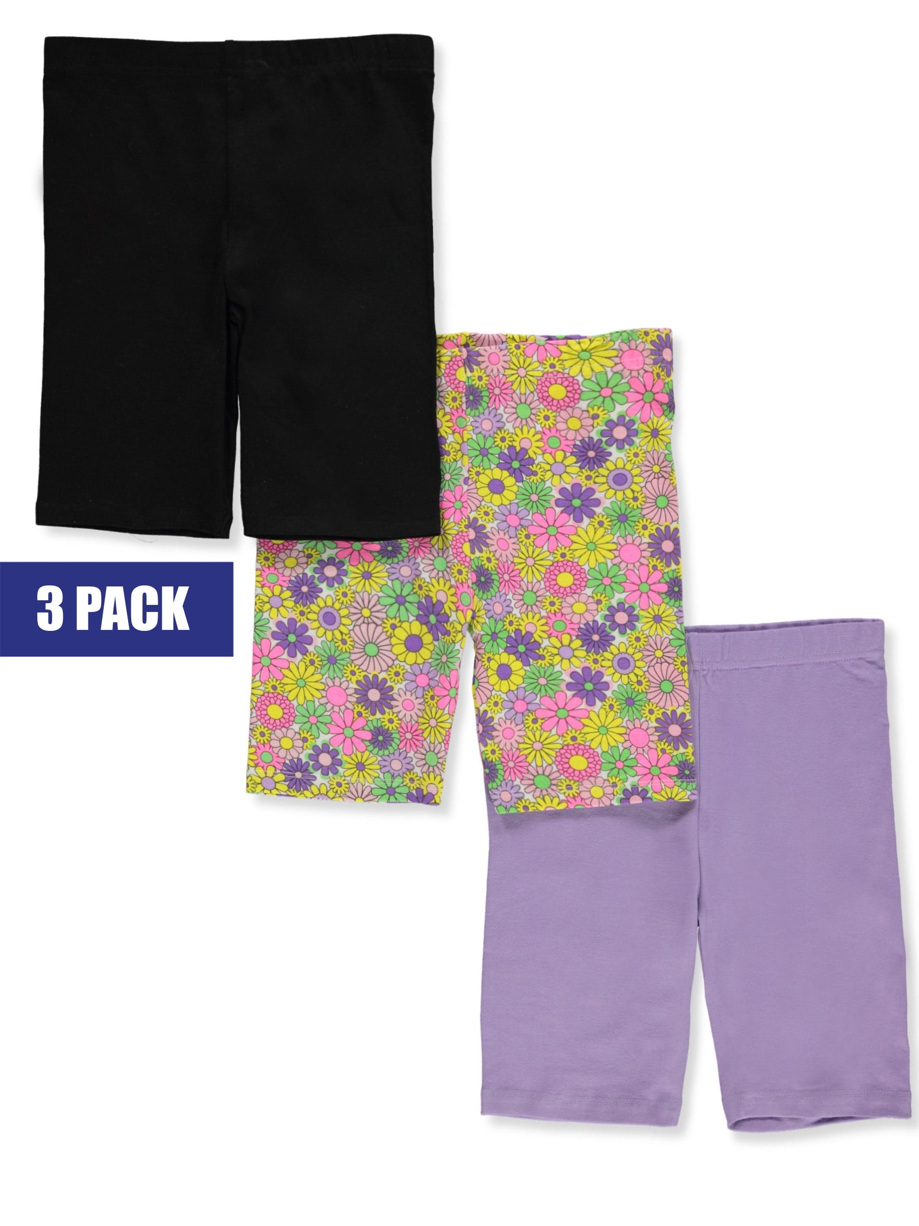Dreamstar Girls' 3-Pack Bike Shorts - Walmart.com