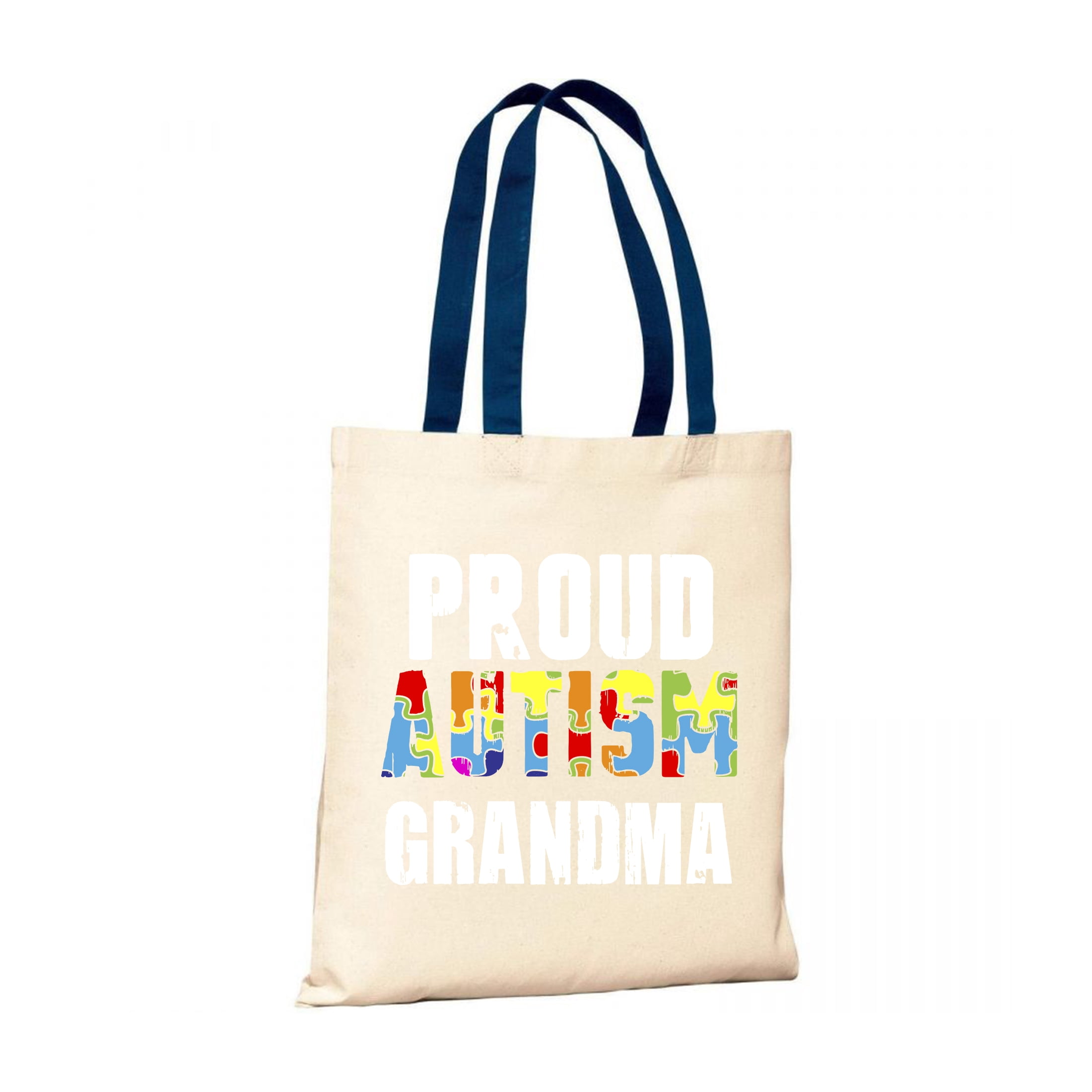 Dreamtees Support Autism Budget Tote B150 - Proud Autism Grandma Bags ...