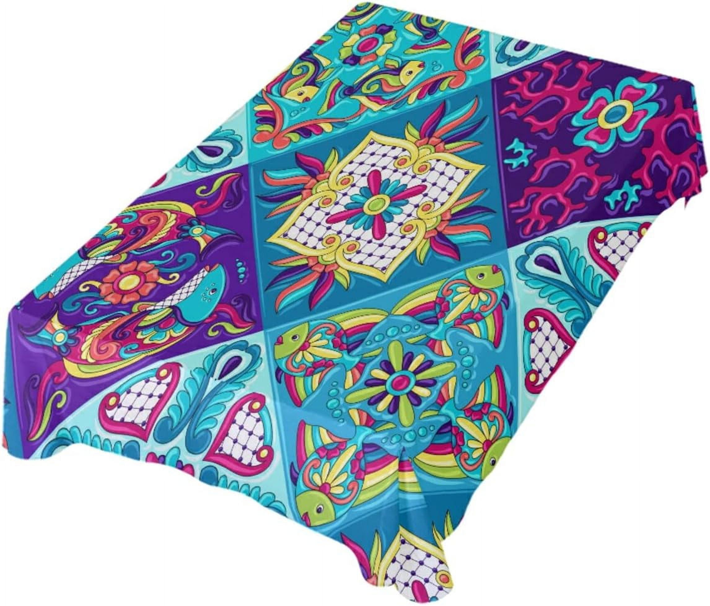 Dreamtime Mexican Tablecloth Mexican Serape Blanket for Mexican Party ...