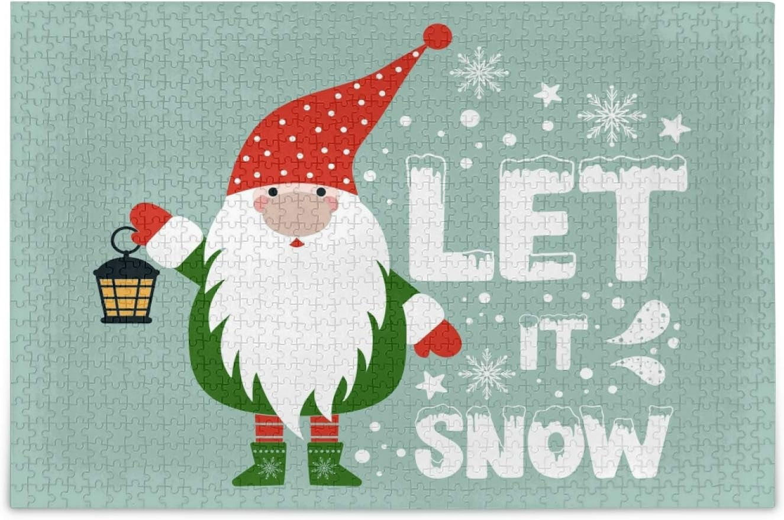 Dreamtimes 1000 Piece Jigsaw Puzzle for Adults Kids, Let It Snow Puzzle ...