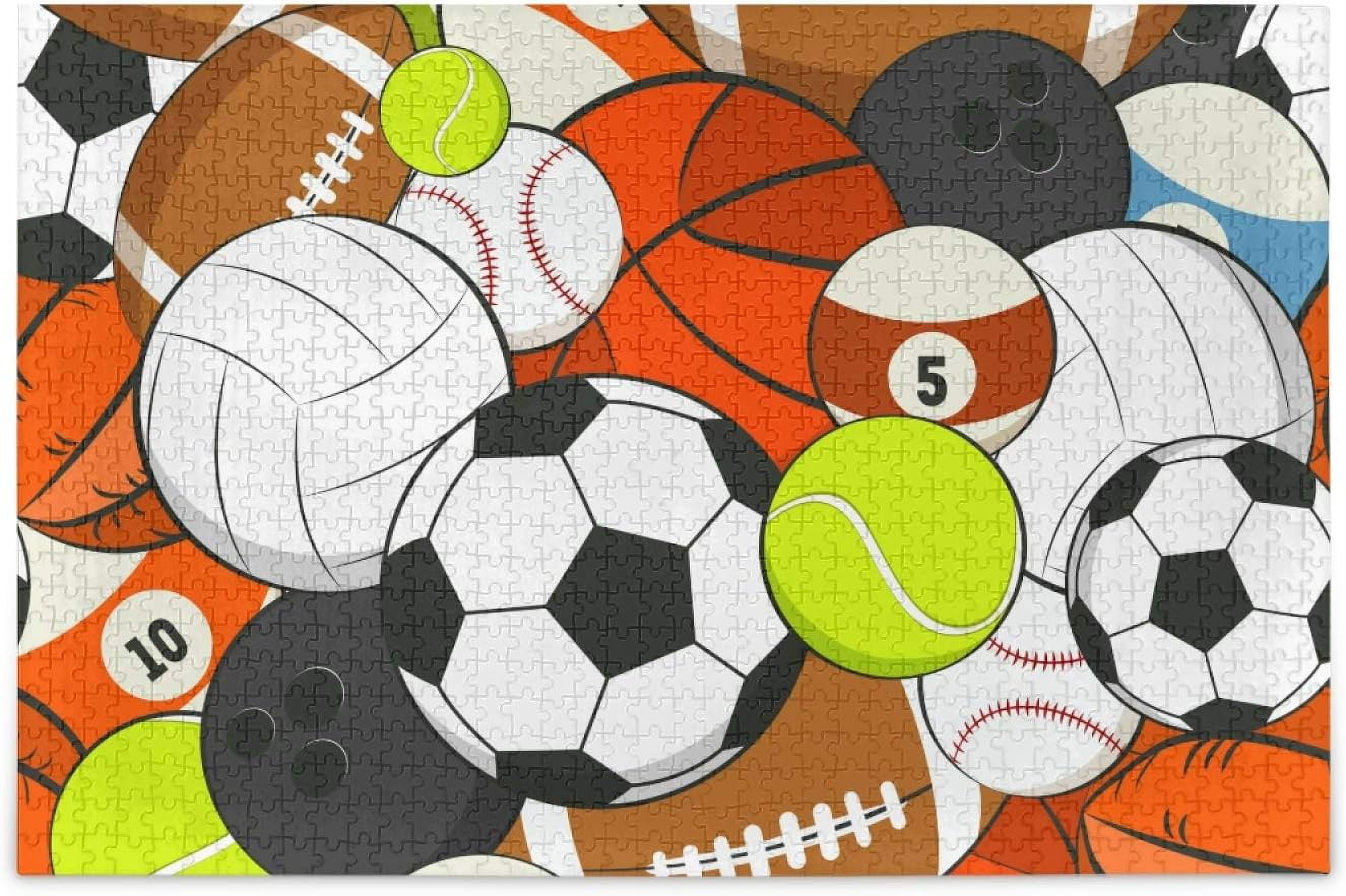 Dreamtimes 1000 Piece Jigsaw Puzzle for Adults Kids, Sports Colorful ...