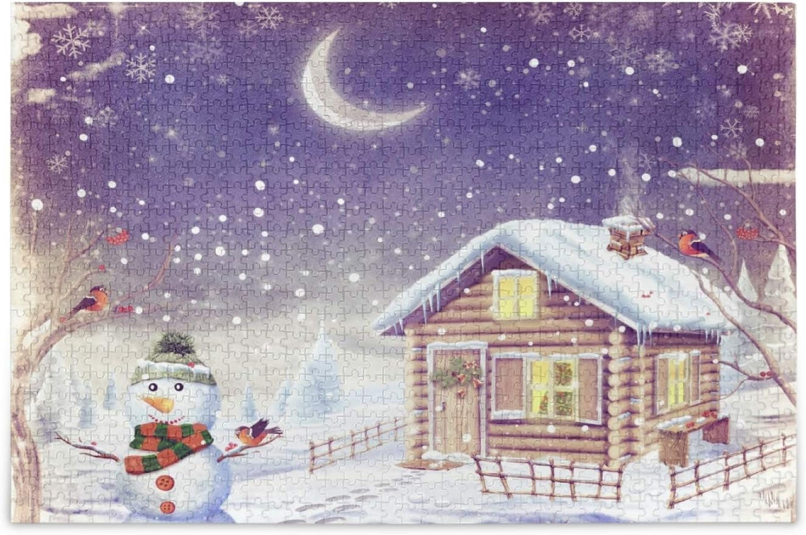 Dreamtimes 1000 Piece Jigsaw Puzzle for Adults Kids, Winter Landscape ...