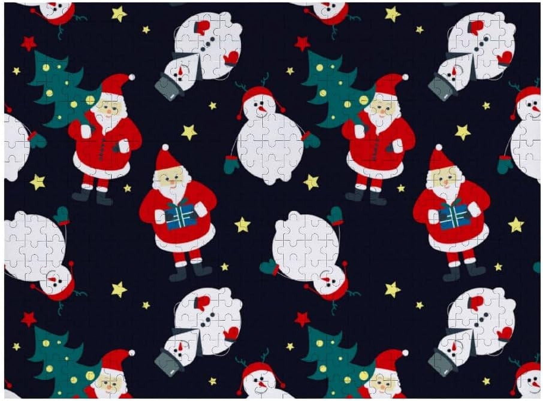 Dreamtimes 1000 Piece Jigsaw Puzzle for Kids Adults - Christmas Snowman ...