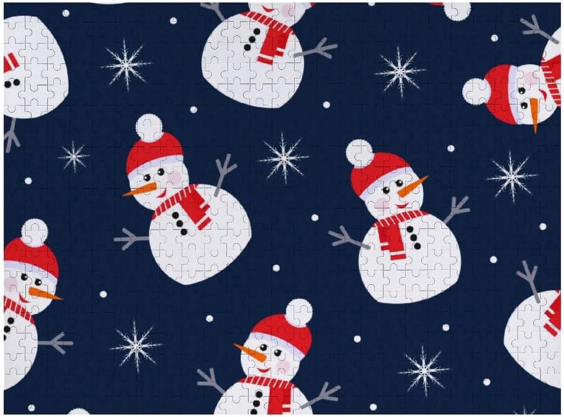 Dreamtimes 1000 Piece Jigsaw Puzzle for Kids Adults - Snowman and ...
