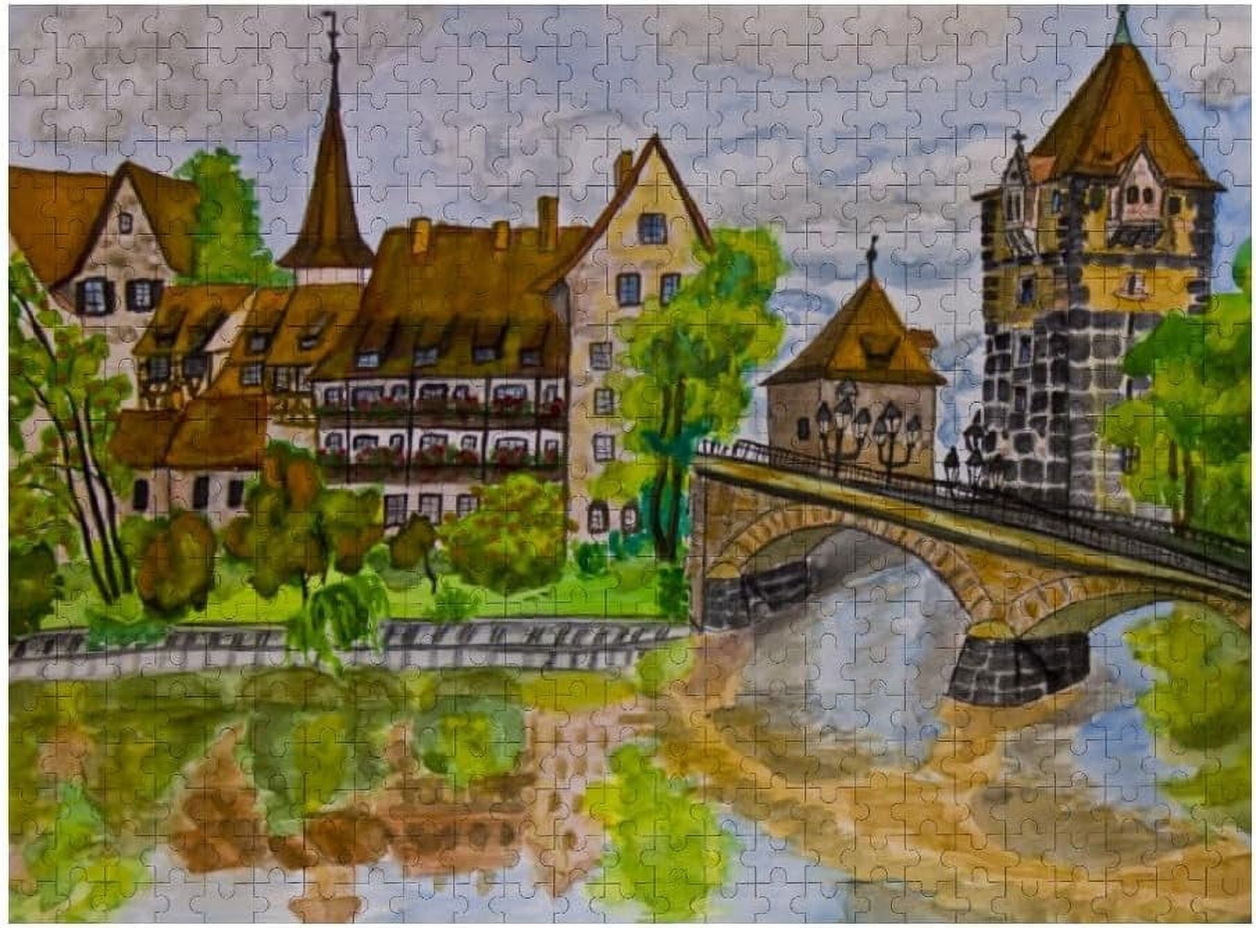 Dreamtimes 1000 Piece Jigsaw Puzzle for Kids Adults - Town Nuremberg in ...