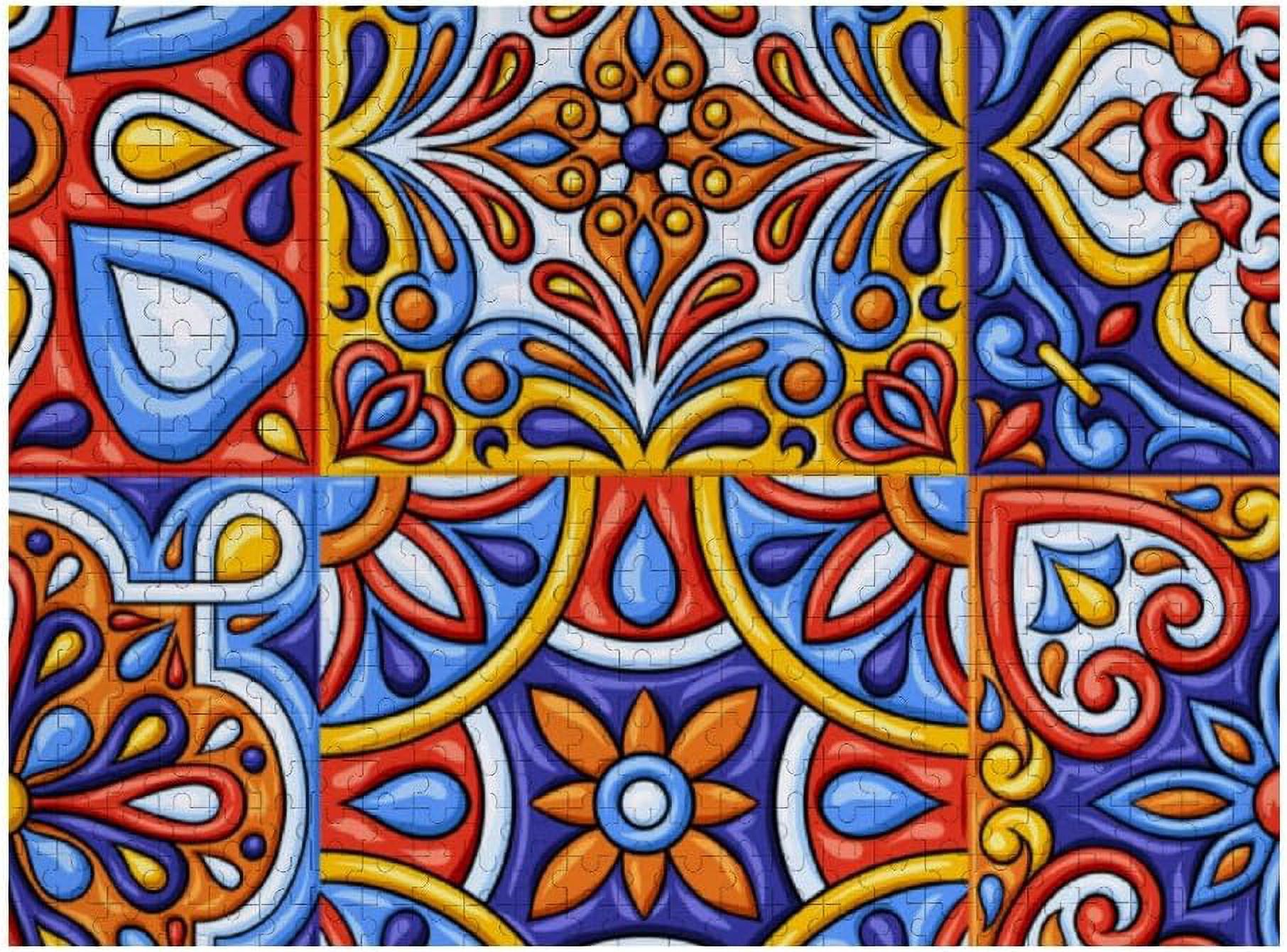 Dreamtimes 1000 Piece Jigsaw Puzzle for Kids Adults - Mexican Talavera ...