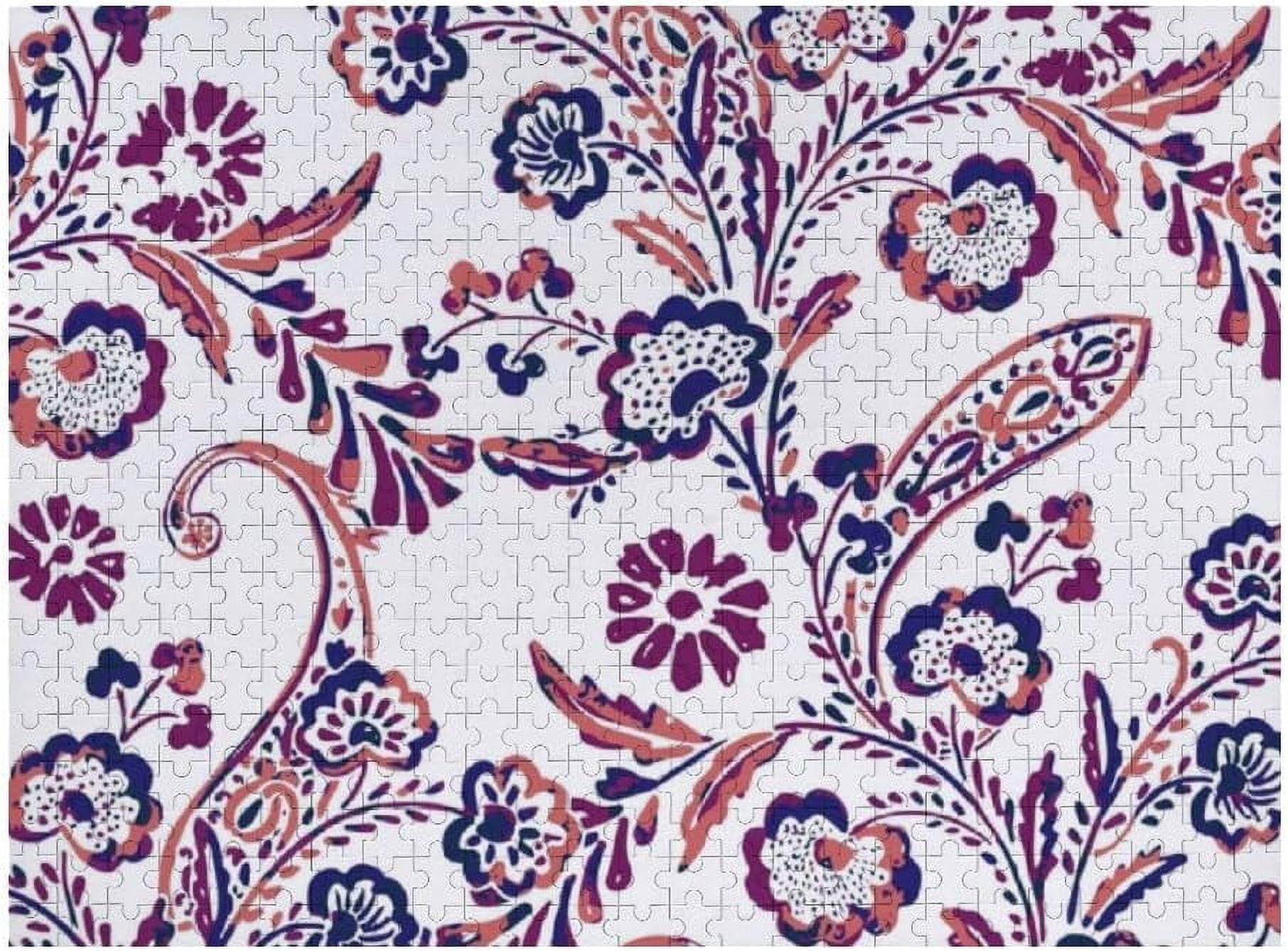 Dreamtimes 1000 Piece Jigsaw Puzzle for Kids Adults - Paisley Ethnic ...