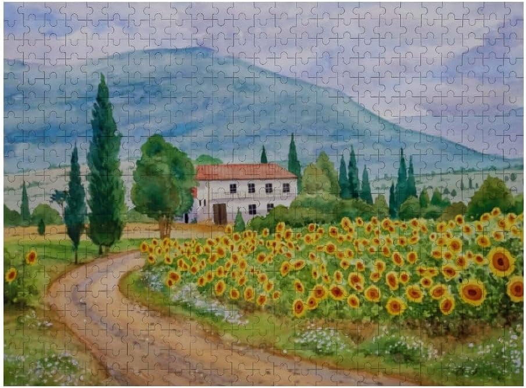 Dreamtimes 1000 Piece Jigsaw Puzzle for Kids Adults - Sunflower Farm ...
