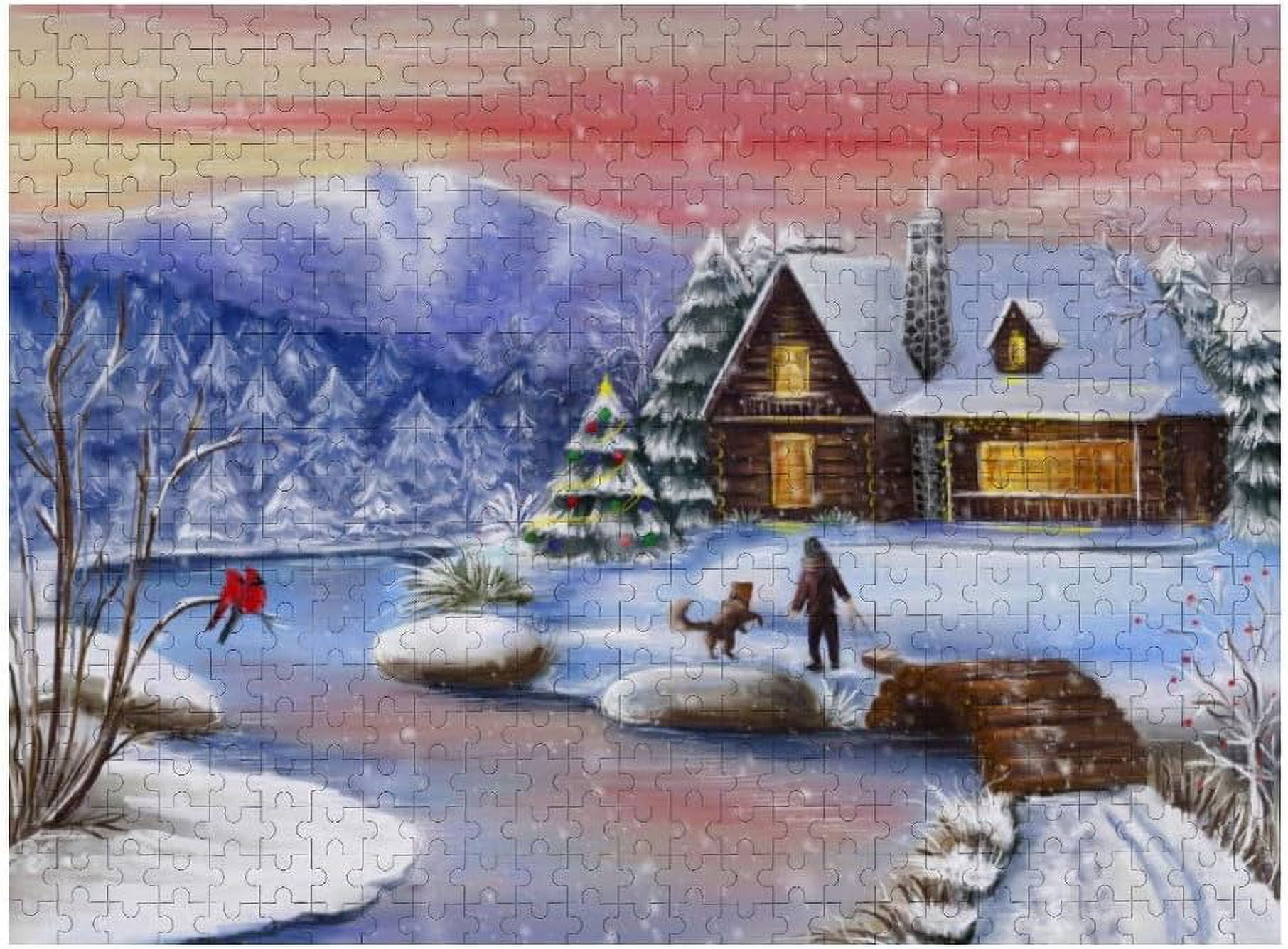 Dreamtimes 1000 Piece Jigsaw Puzzle for Kids Adults - Winter Evening ...