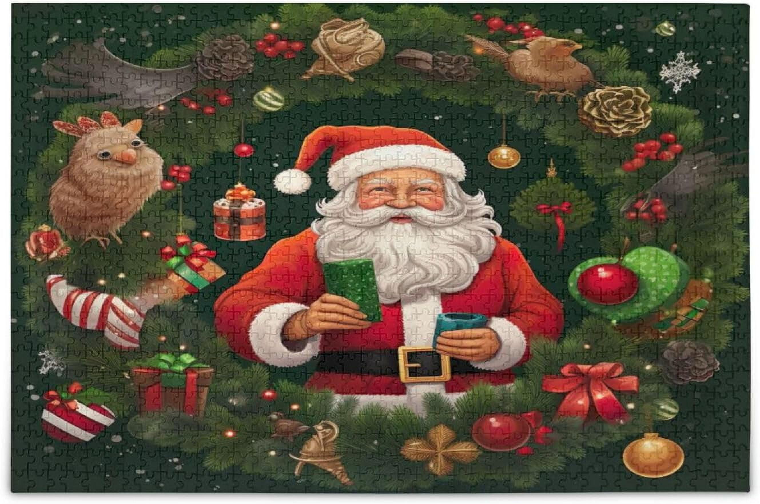 Dreamtimes 1000 Pieces Christmas Santa Claus Jigsaw Puzzle for Adults ...