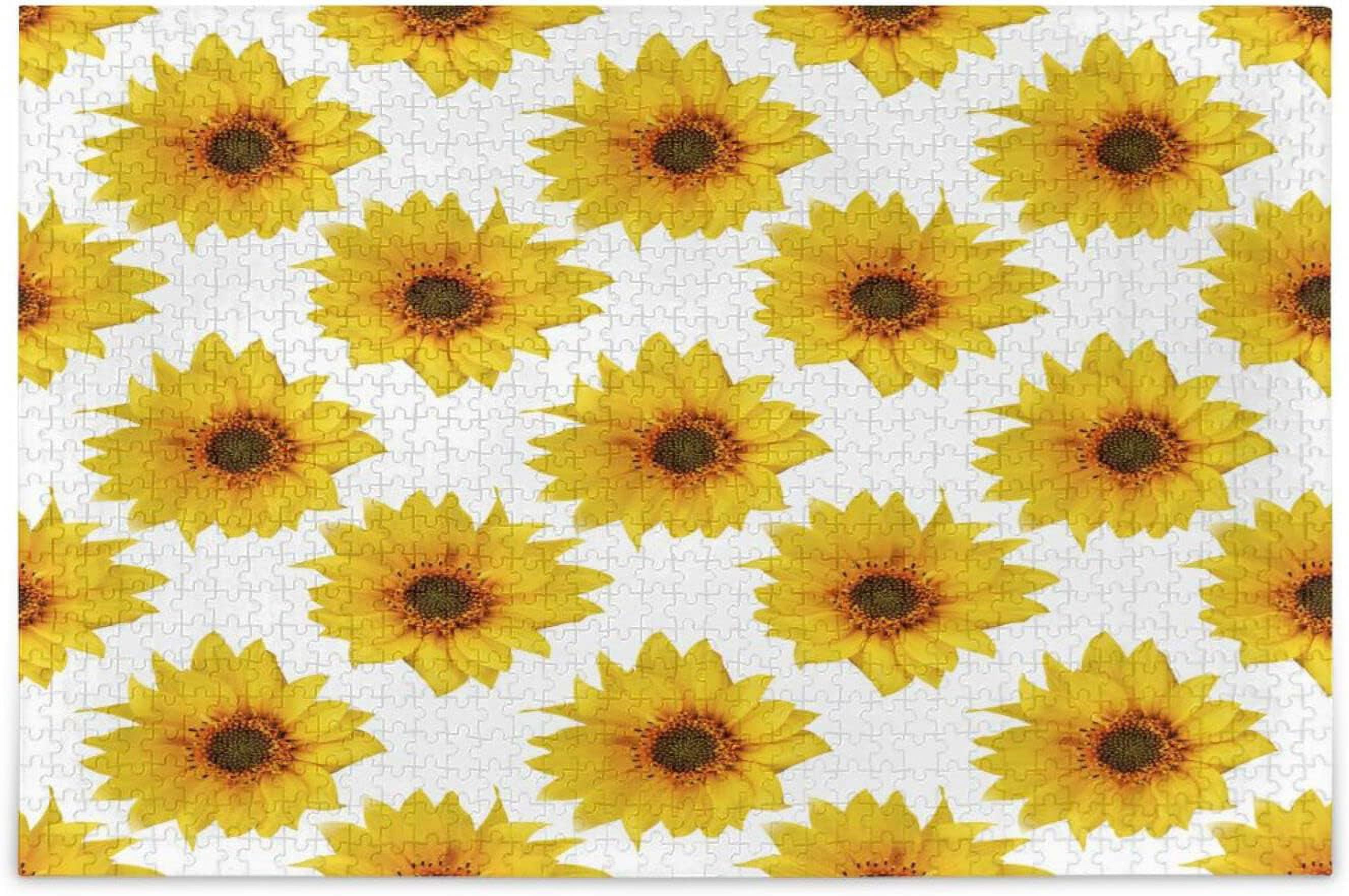 Dreamtimes 1000 Pieces Jigsaw Puzzles Sunflower Adult Children Intellective Toy Puzzles Game ...