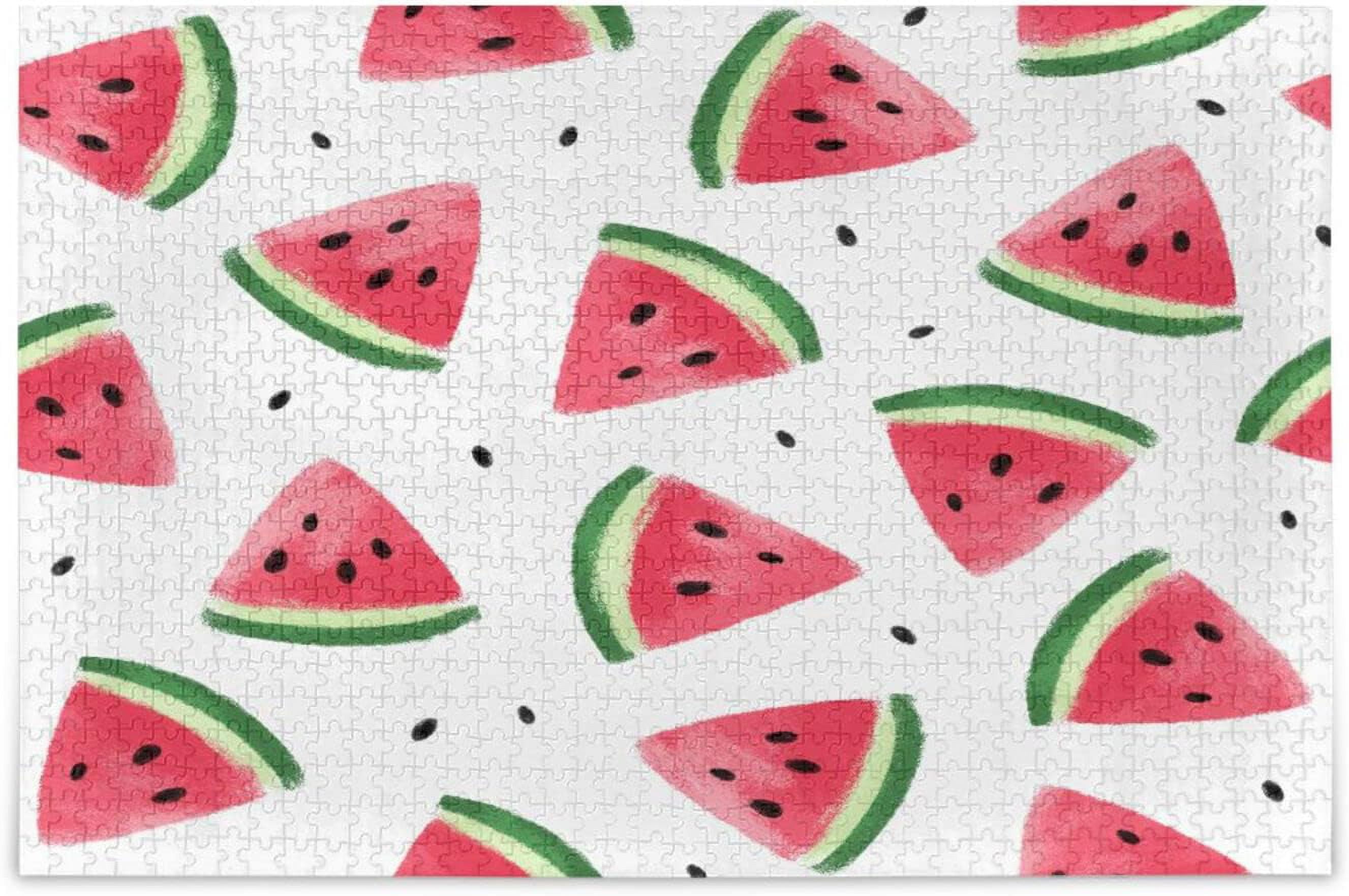 Dreamtimes 1000 Pieces Jigsaw Puzzles Triangle Watermelon Adult ...