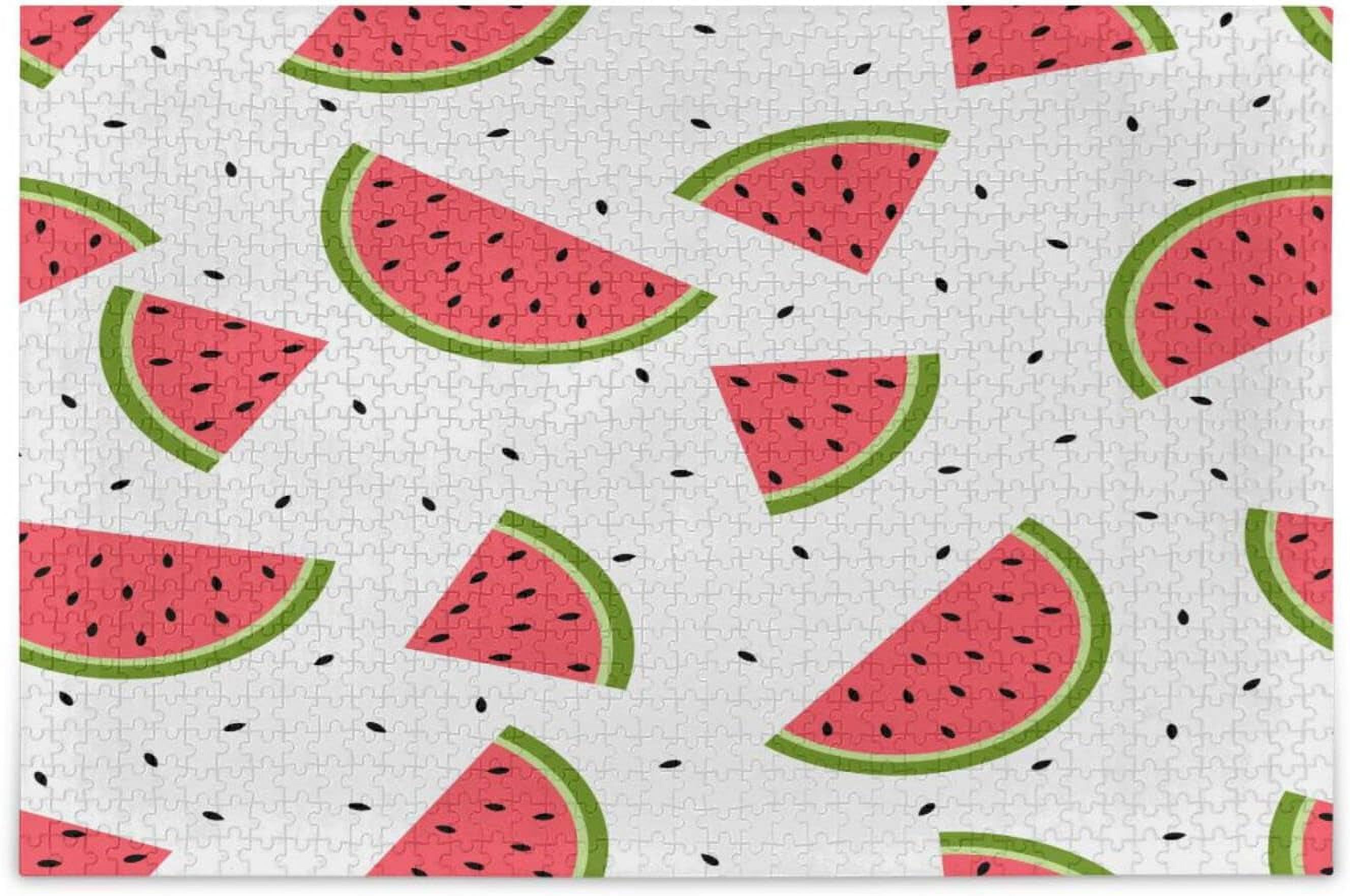 Dreamtimes 1000 Pieces Jigsaw Puzzles Various Shapes of Watermelons ...