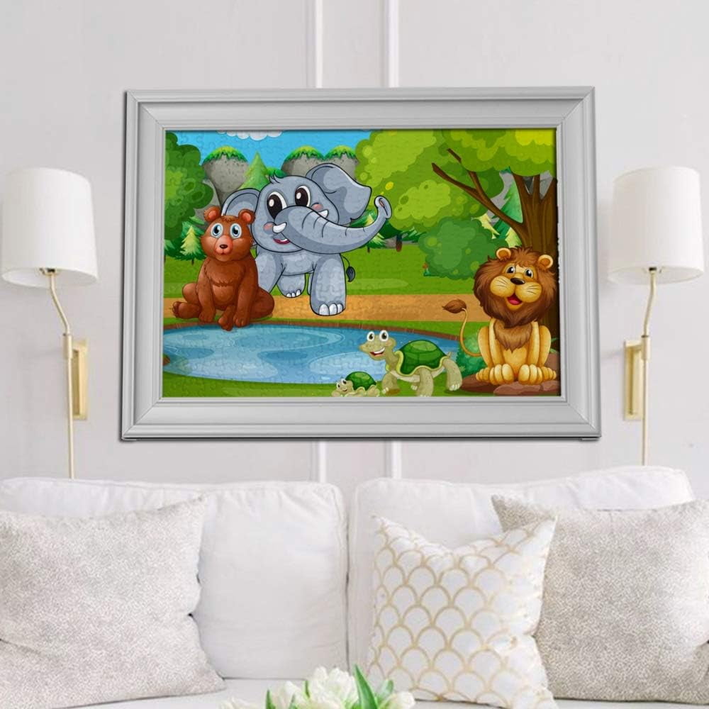 Dreamtimes 1000 Pieces Wooden Jigsaw Puzzles Forest Animals Educational dreamtimes-1000-pieces-wooden-jigsaw-puzzles-forest-animals-educational
