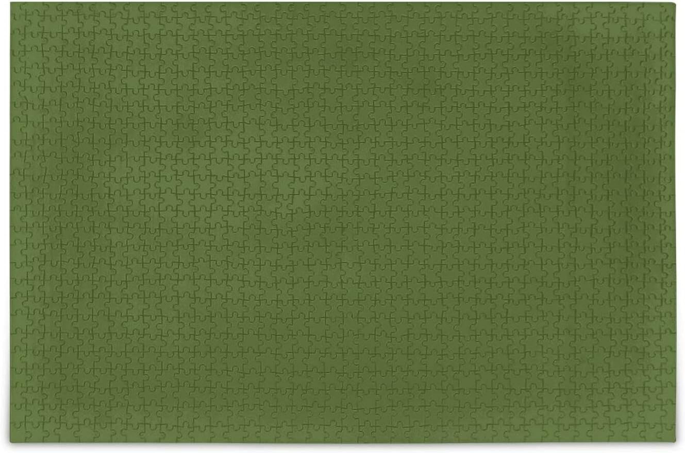 Dreamtimes 1000pieces Plain Dark Olive Green Solid Color Jigsaw Puzzles ...