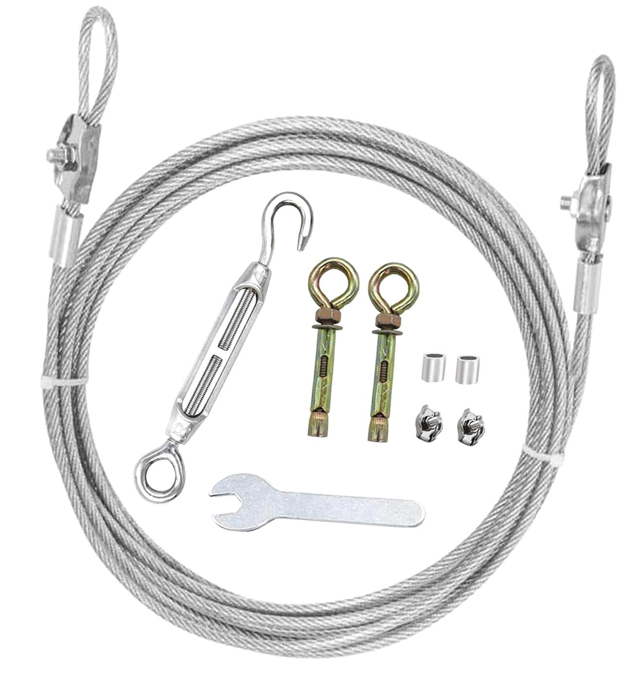 Dreamtimes 10Ft Durable Clotheslines, Outdoor 304 Stainless Steel ...