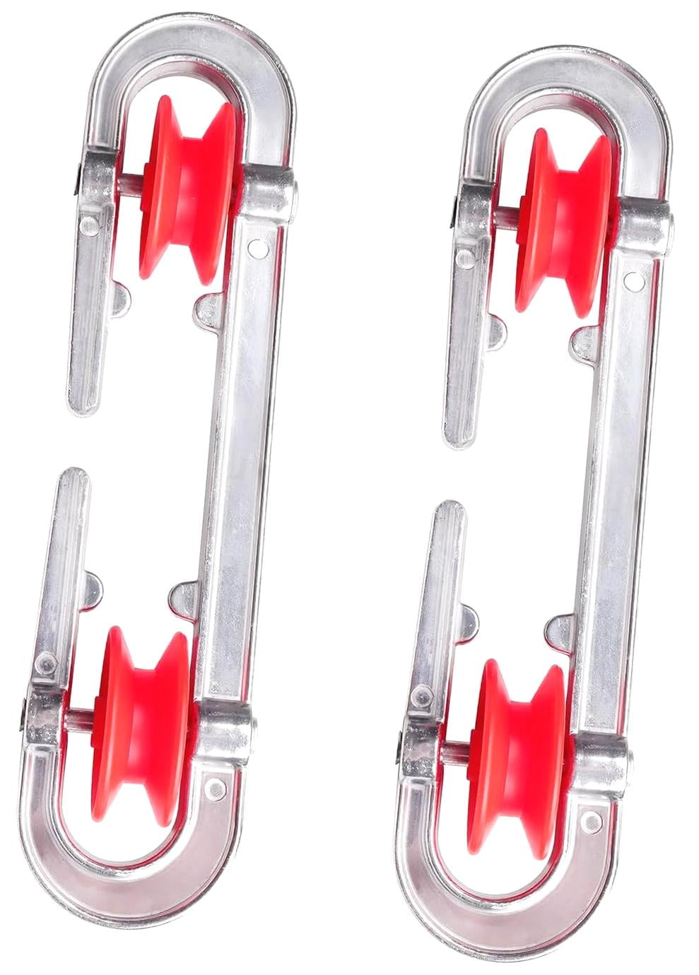 Dreamtimes 2-Pack Clothesline Tensioners, Plastic and Aluminum Pulley ...