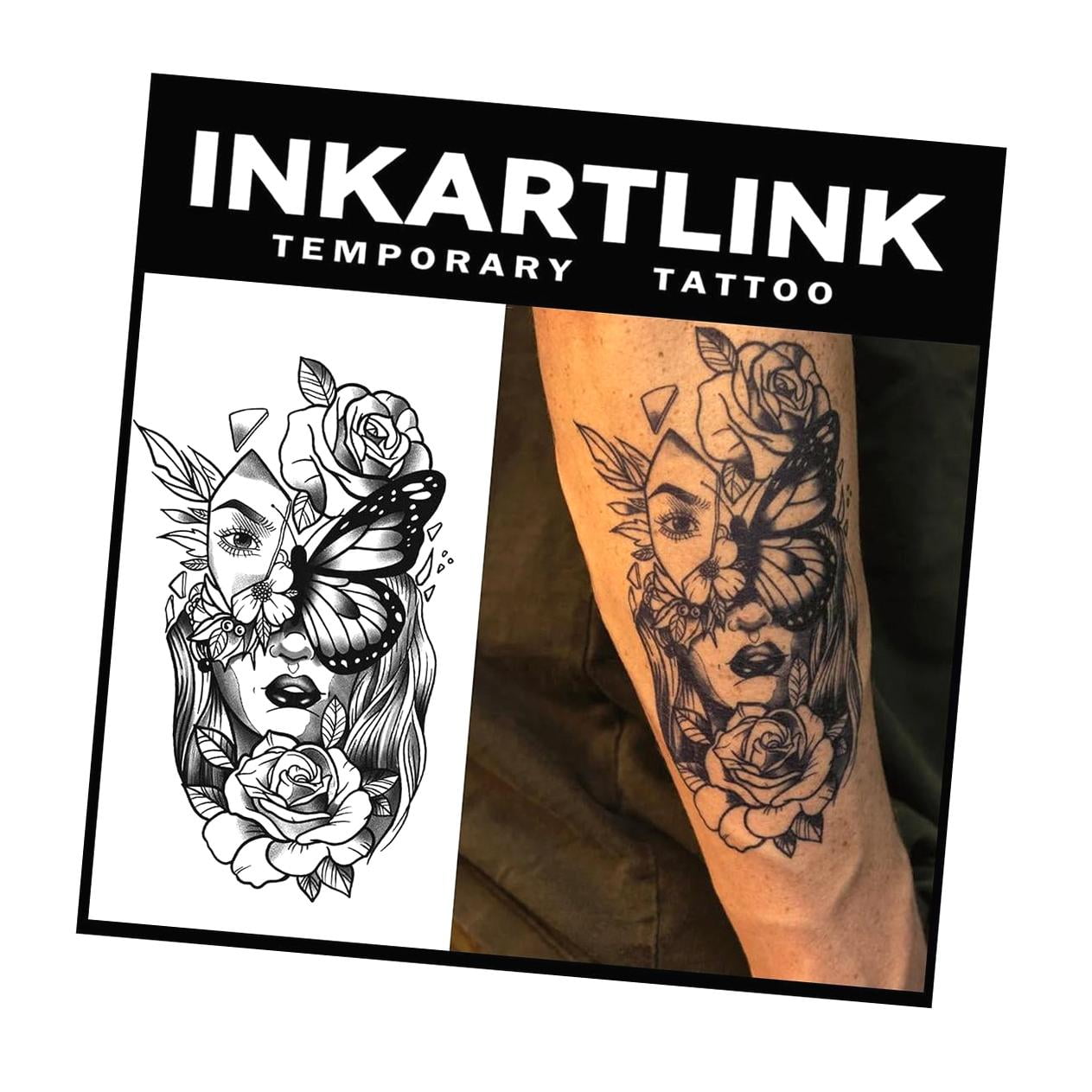 Dreamtimes 2 Sheets Extra Large Semi Permanent Tattoos, Adult Art ...