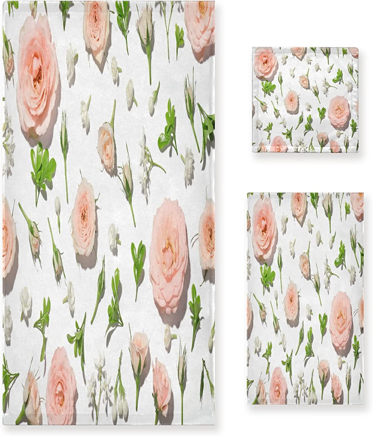 Dreamtimes 3 PCS Towel Valentine's Day Mother's Day Red Hearte Love ...