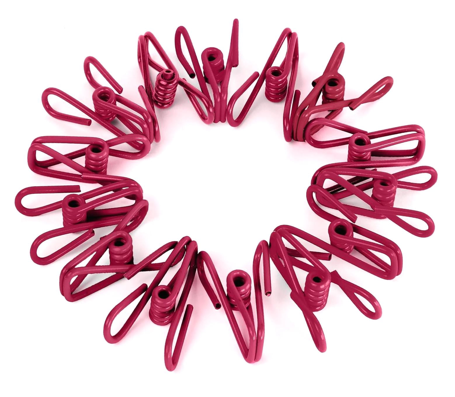 Dreamtimes 30 Pack Red Chip Bag Clips for Food - PVC 2 Inch Coated ...