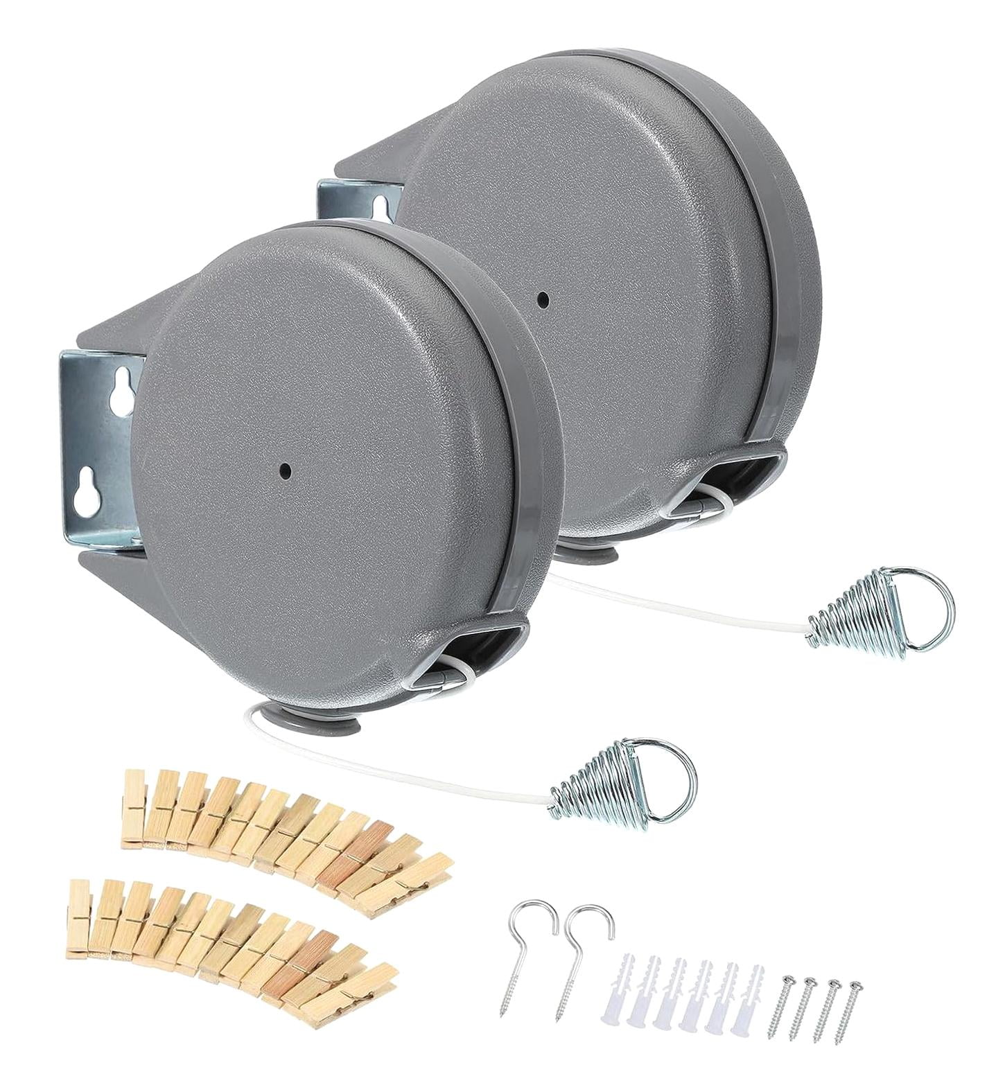 Dreamtimes 39ft Retractable Clothesline for Indoor and Outdoor Use ...