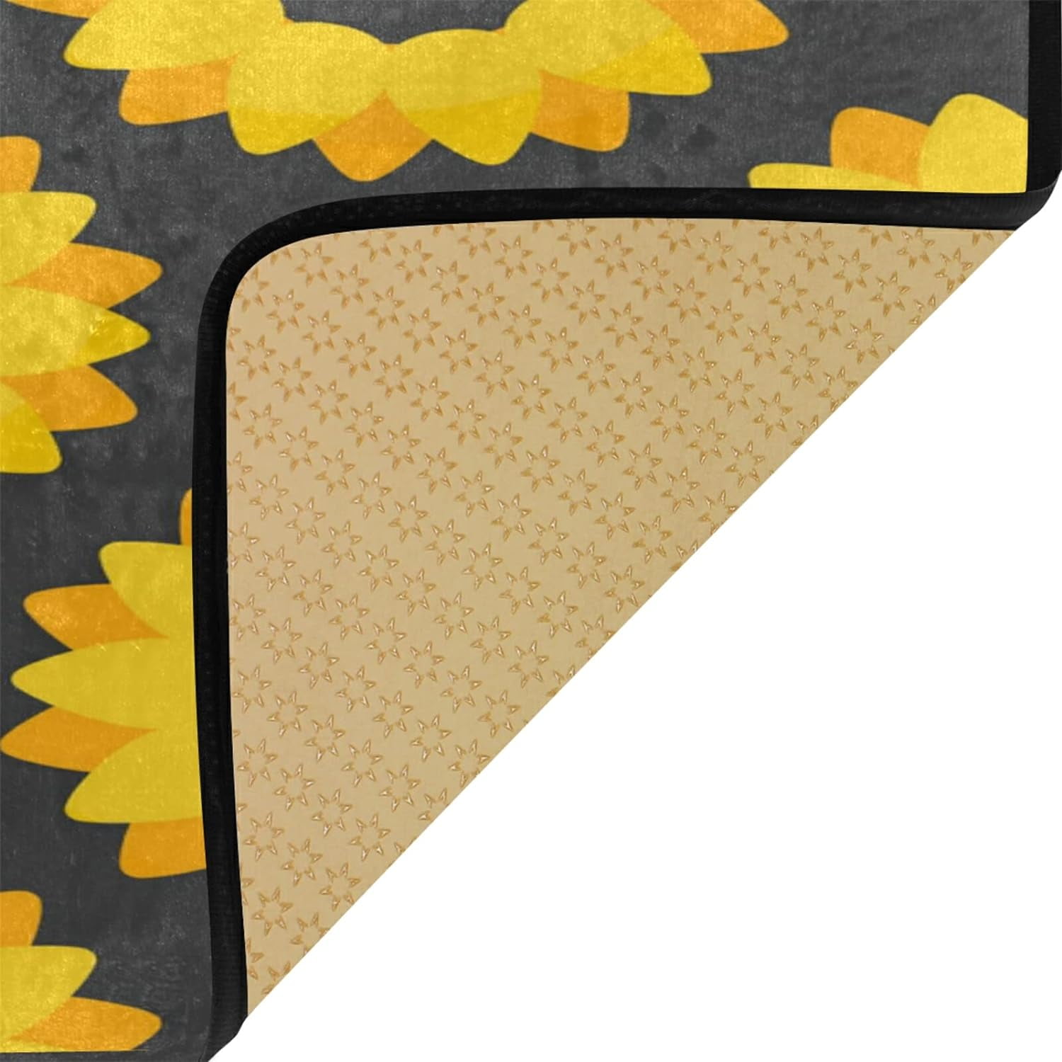 Dreamtimes 39x20 Inch Area Rug Sunflower Flowers Door Mat Washable Non ...