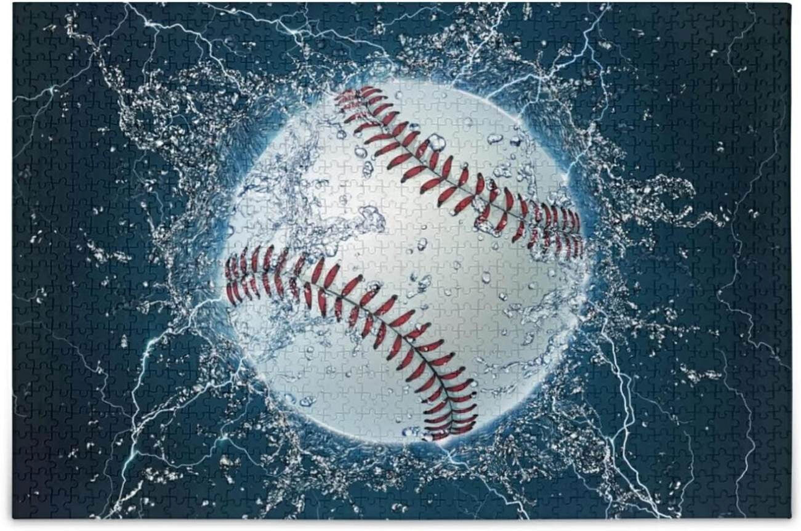 Dreamtimes 3D Baseball Pattern Jigsaw Puzzles for Adults 1000 Pieces ...