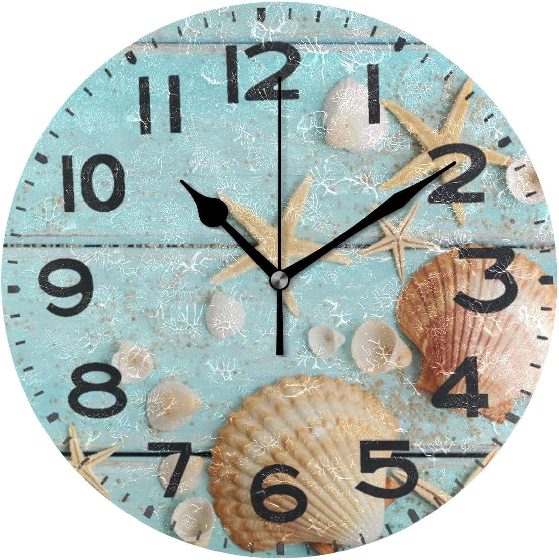 Dreamtimes 3D Beautiful Summer Starfish Sea Shell in Wood Background ...